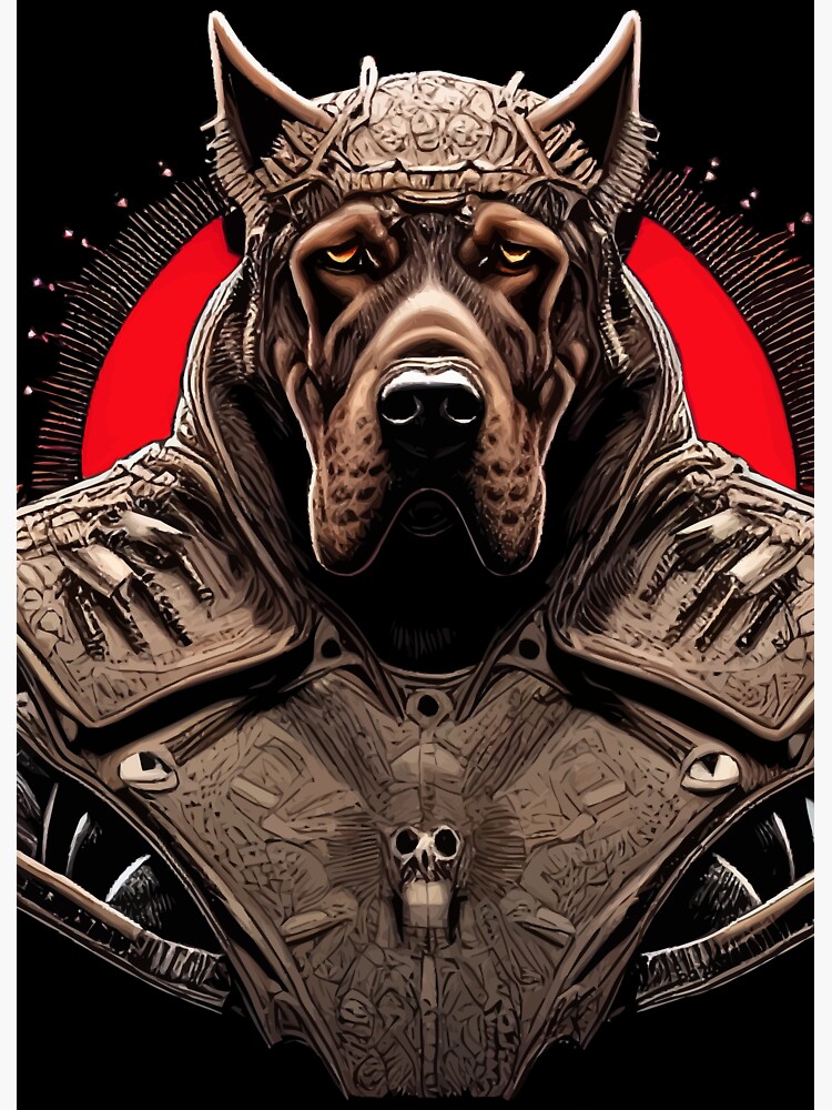 "Lieutenant general dog" Sticker for Sale by artwaves | Redbubble