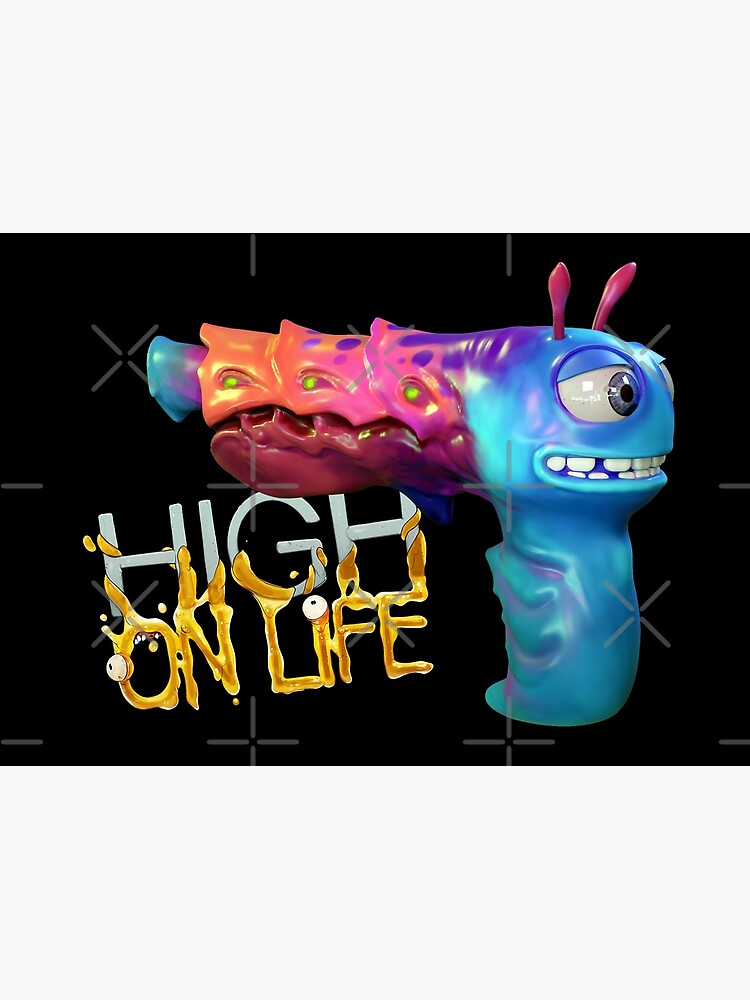 "HIGH ON LIFE GUN, High On Life, High On Life Game" Poster for Sale by ...