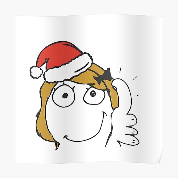 "Christmas troll face" Poster for Sale by emai-art | Redbubble