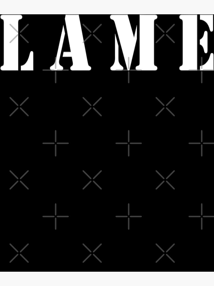 "Life Complicated People Cheerleaders LAME" Poster for Sale by ...