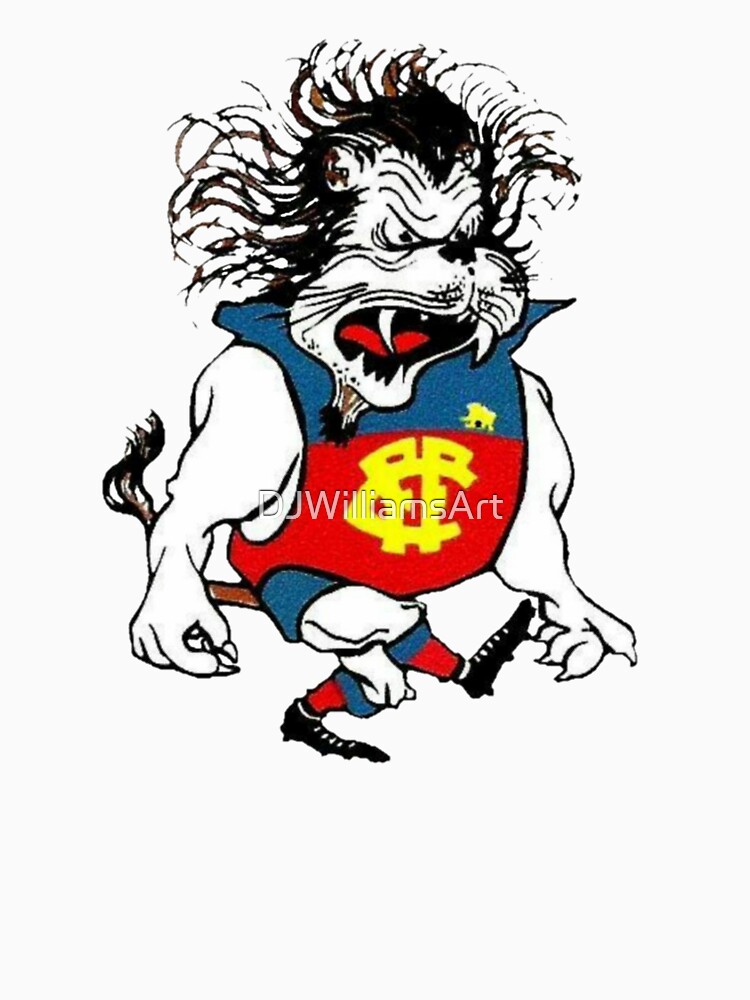 "Fitzroy Lions Retro" T-shirt for Sale by DJWilliamsArt | Redbubble ...