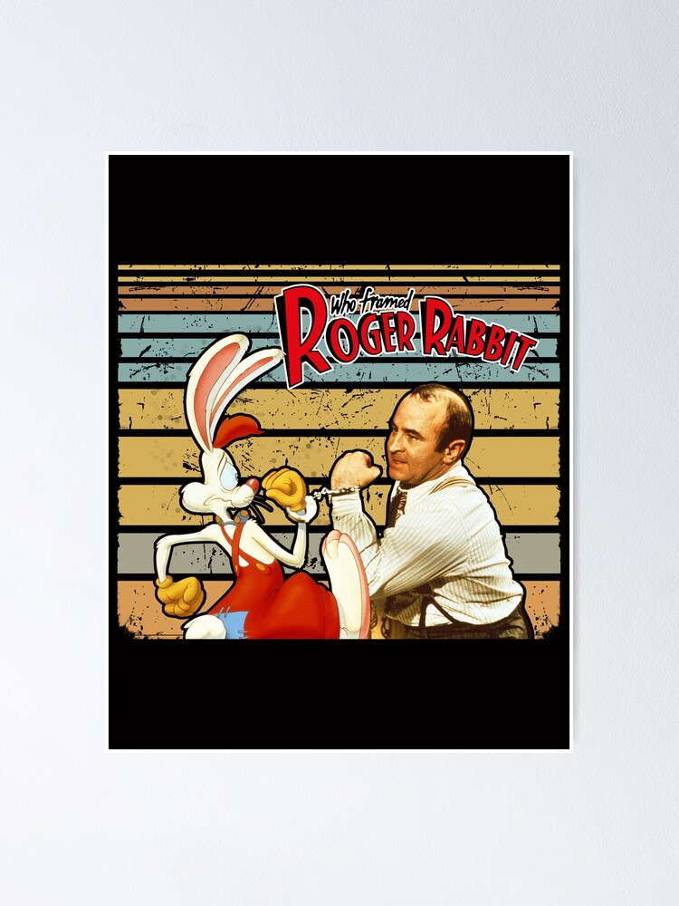 Who Framed Roger Rabbit Retro Old Movie Poster For Sale By Iphigeniahana Redbubble