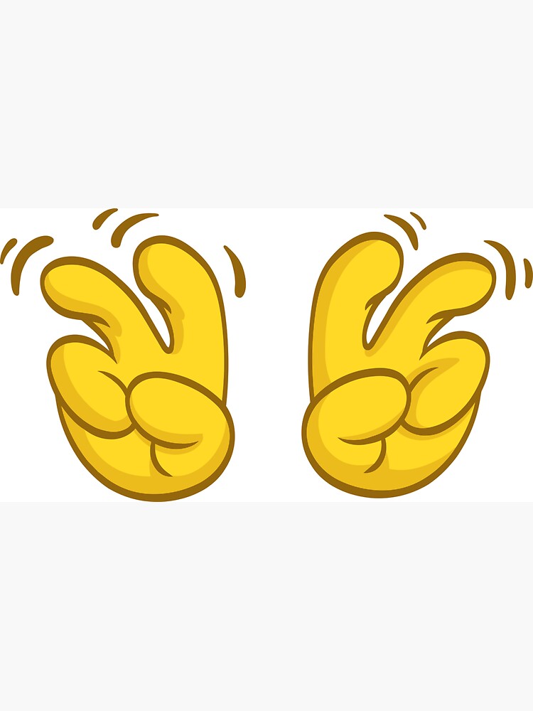 "Quotation Cartoon Emoji Yellow Hands" Magnet for Sale by yayayoy ...