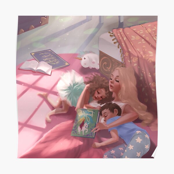 "Storybook Time" Poster by Skadivore | Redbubble