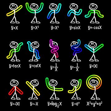 "Funny Algebra Dance Graph Figures Math Equation" Spiral Notebook for ...