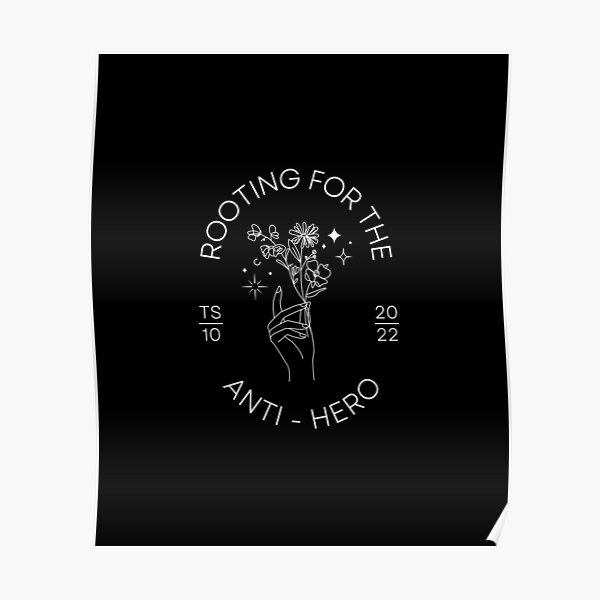 Rooting For The Anti Hero Taylor Swift Midnights Poster For Sale By