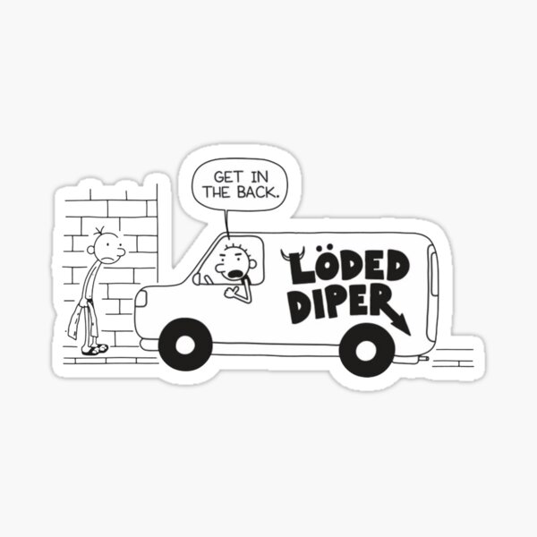 "Loded diper " Sticker for Sale by toganlazar | Redbubble