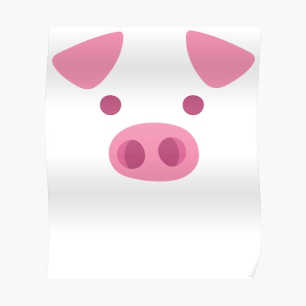 "Pig Face" Poster by dealzillas | Redbubble