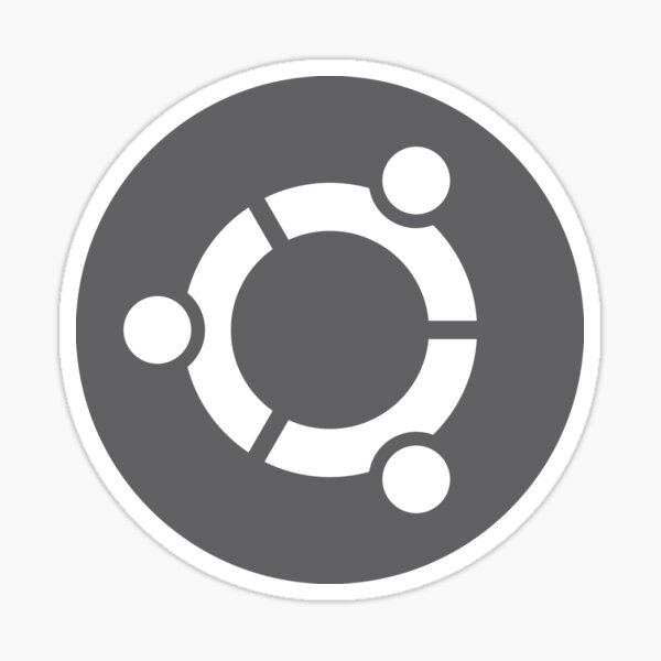 "Linux Ubuntu Circle of Friends logo " Sticker for Sale by clubtee ...