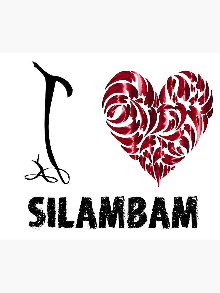 "Silambam T Shirt Design I Love Silambam" Art Print by MartialArtsNerd ...