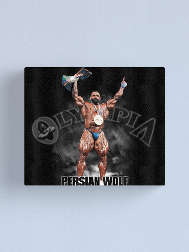 "Hadi Choopan Mr Olympia 2022 Bodybuilder Color" Canvas Print for Sale ...