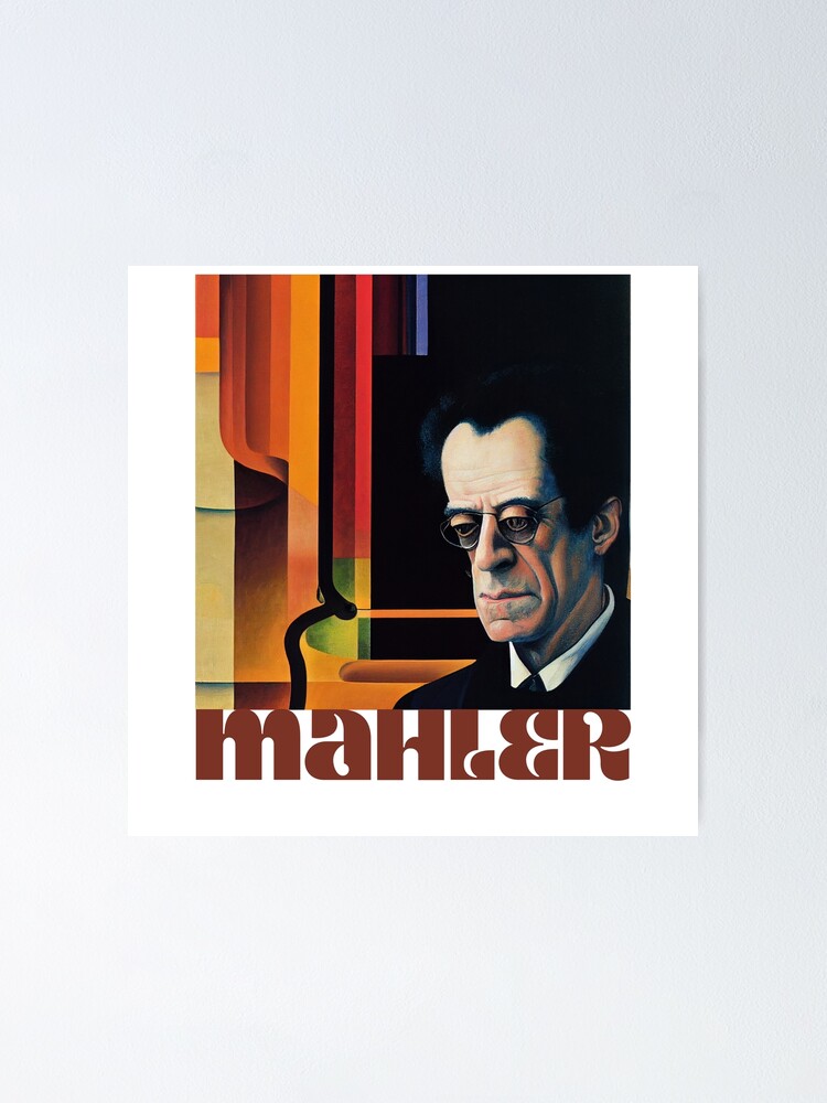 "GUSTAV MAHLER" Poster for Sale by Cryptilian | Redbubble