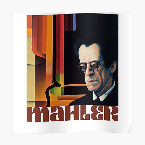 "GUSTAV MAHLER" Poster for Sale by Cryptilian | Redbubble
