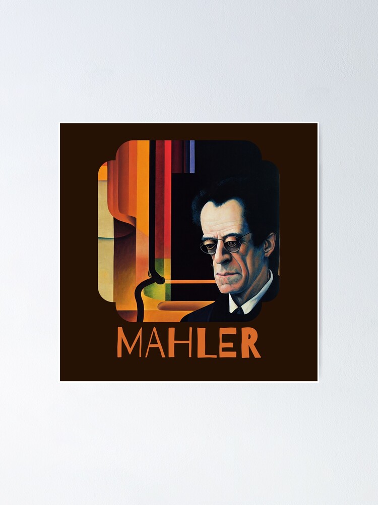 "GUSTAV MAHLER" Poster for Sale by Cryptilian | Redbubble