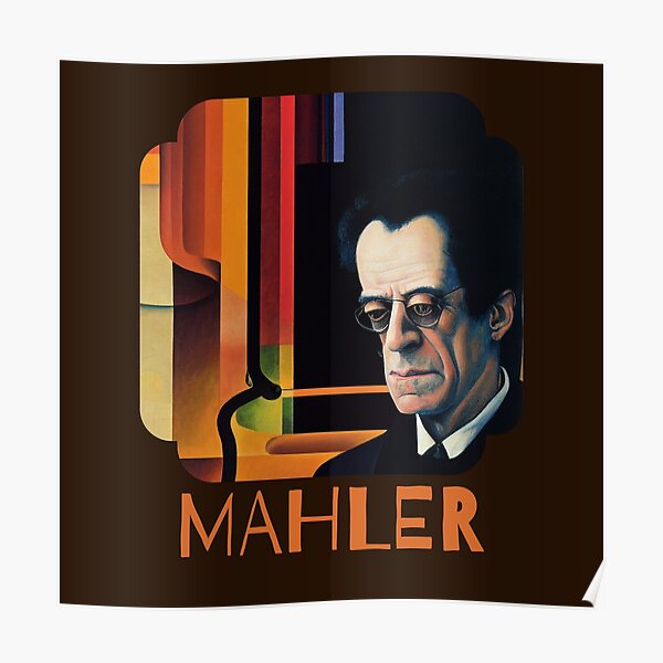 "GUSTAV MAHLER" Poster for Sale by Cryptilian | Redbubble