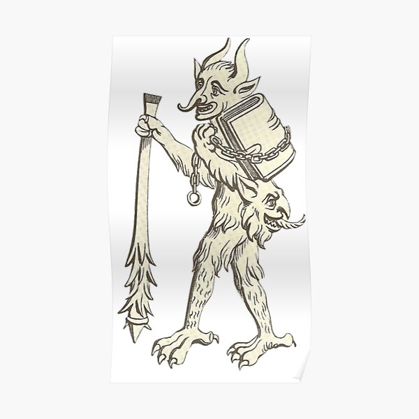 "Medieval Devil # 5" Poster for Sale by Demonik-Art | Redbubble