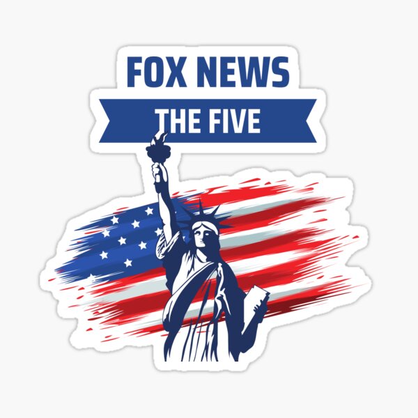 "fox news the five" Sticker for Sale by designsbybaig | Redbubble