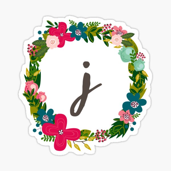 Letter J Stickers | Redbubble