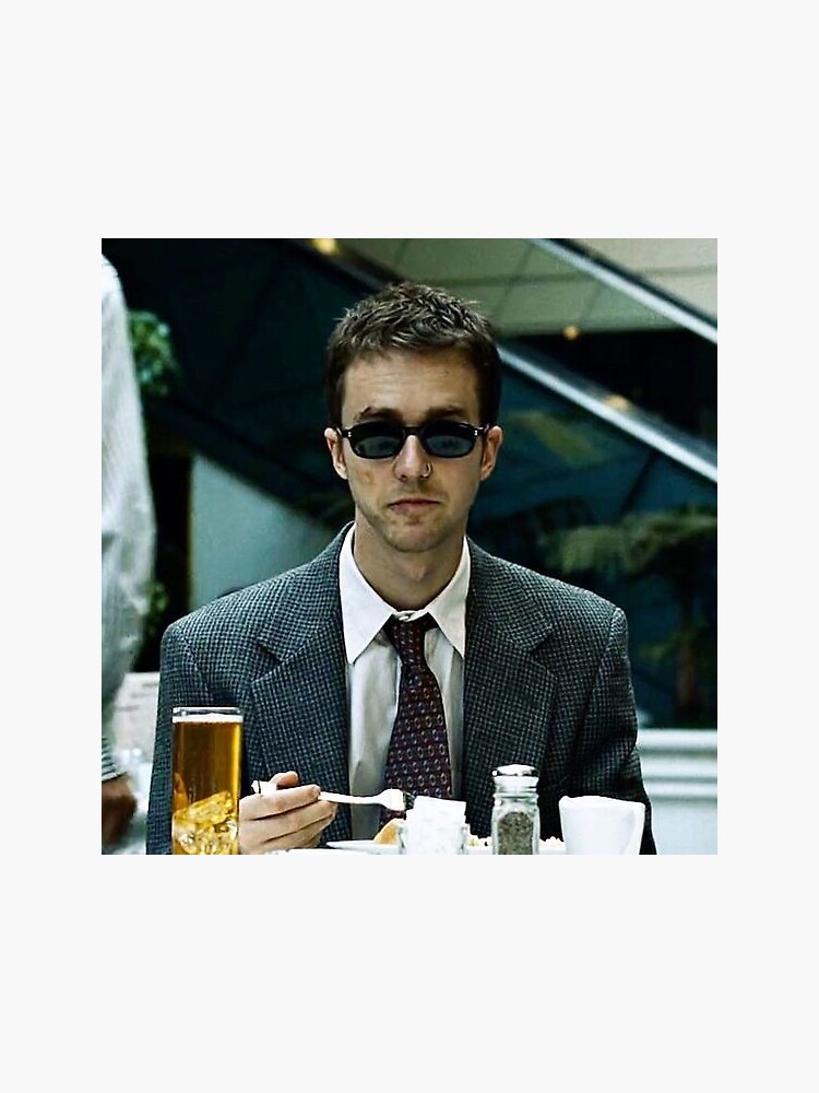 "Fight Club Tyler Durden Sigma Print Sticers" Sticker for Sale by ...