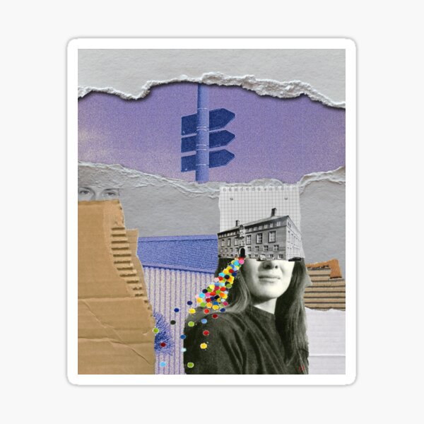 "Remains of a happy nobel prize" Sticker for Sale by AWAarts | Redbubble