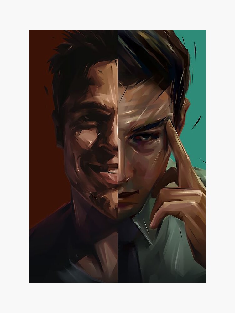 "Fight club art prints" Sticker for Sale by designcustom | Redbubble