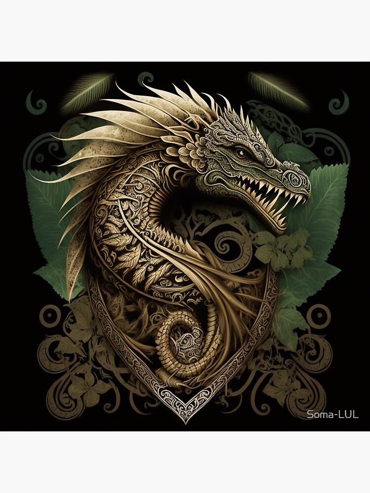 "plant dragon" Sticker for Sale by Soma-LUL | Redbubble