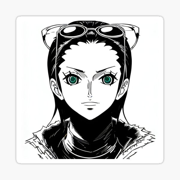 "Nico Robin Punk Hazard Outfit" Sticker for Sale by koleashirt | Redbubble