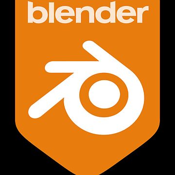 "Blender Badge - Blender 3D Logo" Sticker for Sale by rbsupercool ...