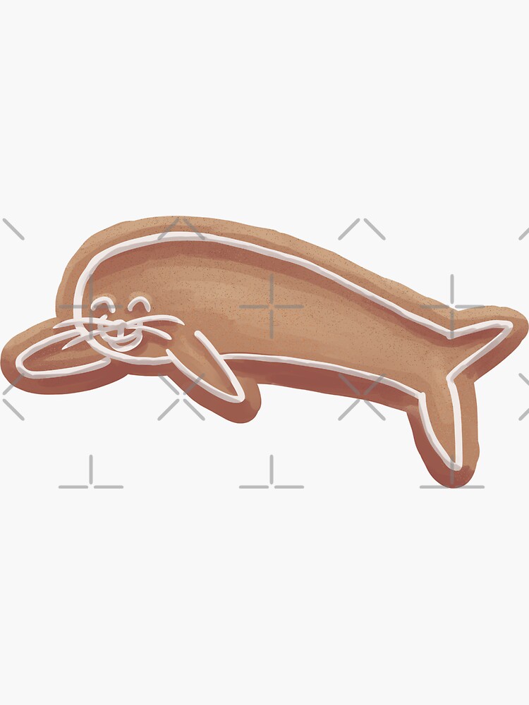 "Seal Cookie" Sticker for Sale by AtLSeal | Redbubble