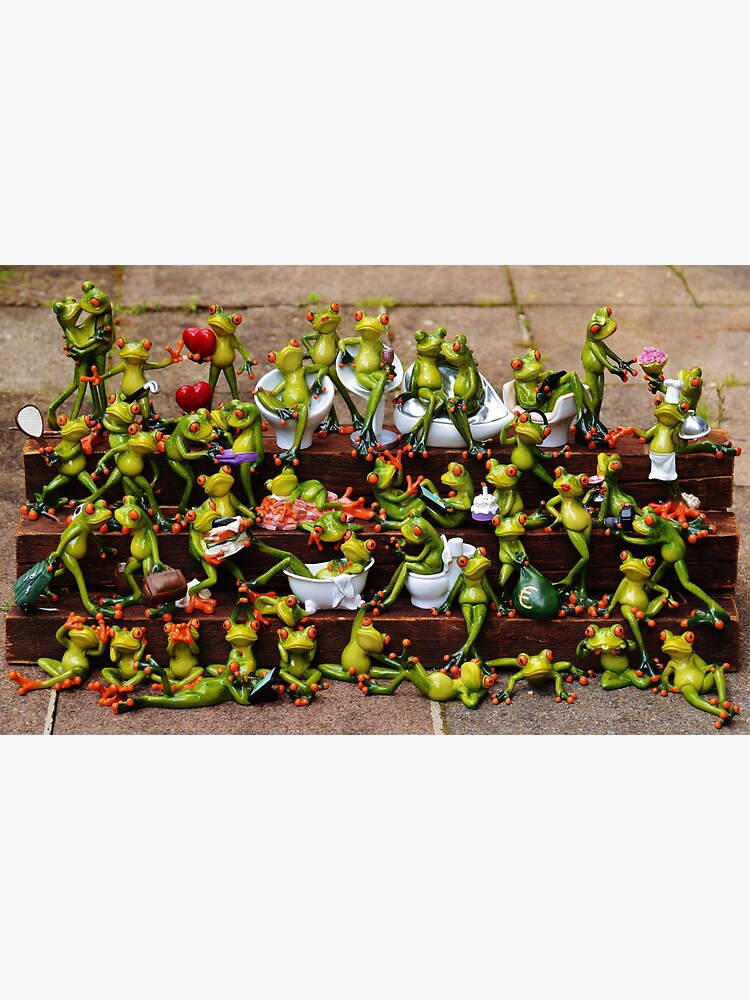 "Froggy Collection - Funny Frog Love Meme" Sticker for Sale by Homely ...