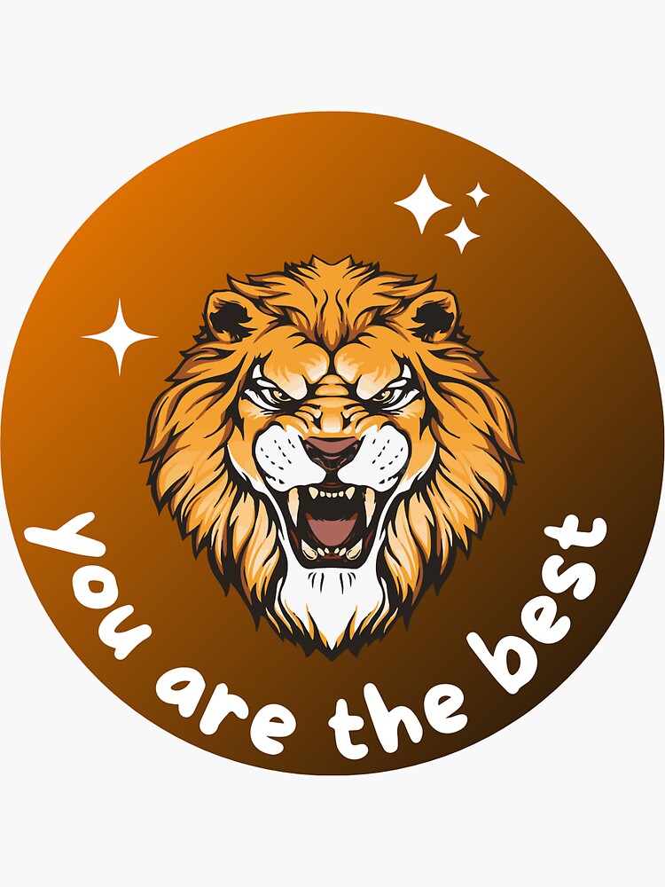 "You are the beast" Sticker for Sale by zzedine | Redbubble