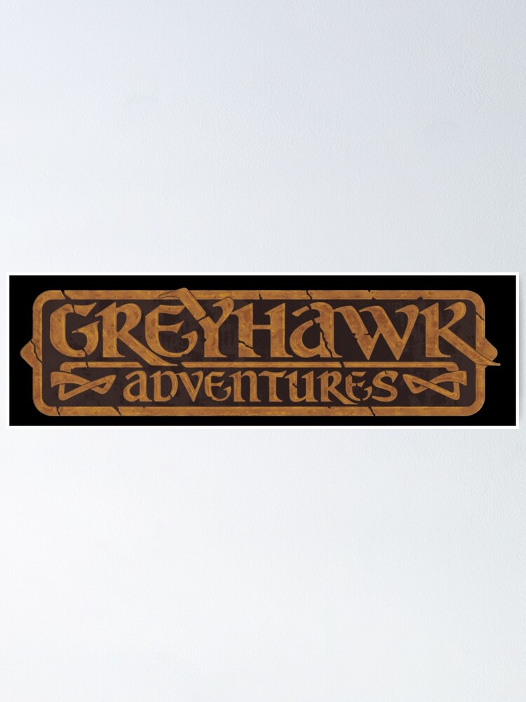 "GREYHAWK - Advanced Dungeons and Dragons - Old School DnD" Poster for ...