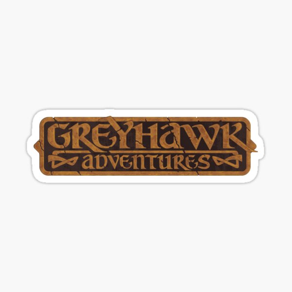 "GREYHAWK - Advanced Dungeons and Dragons - Old School DnD" Sticker for ...