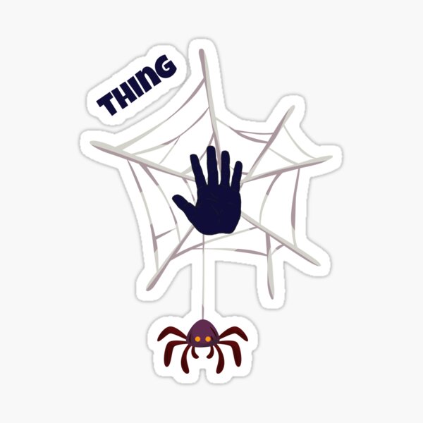 "Thing from Wednesday Netflix " Sticker for Sale by TopSpace | Redbubble