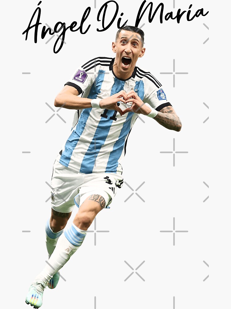 Pegatina for Sale con la obra «Angel Di Maria» de Truefans | Redbubble