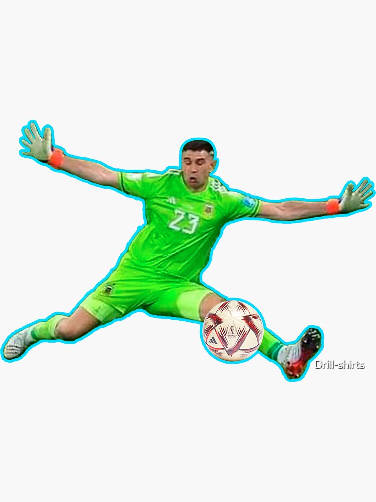 "Emiliano Martinez last-minute wonder save Sticker" Sticker for Sale by ...