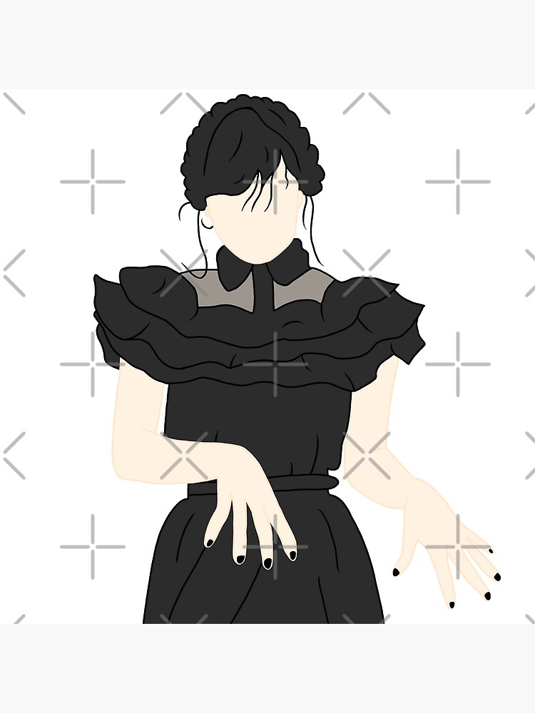 "Wednesday Addams Prom Dance " Art Print for Sale by stickersyndrome ...