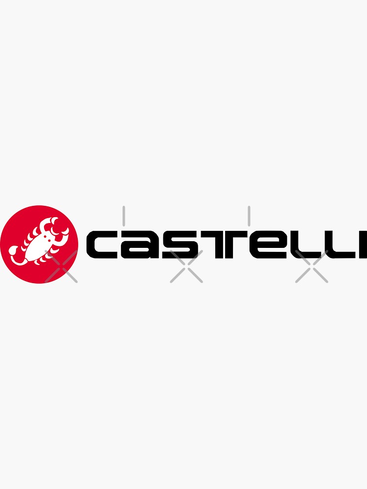 "CASTELLI Cycling logo cycling team uci world tour 2023" Sticker for ...