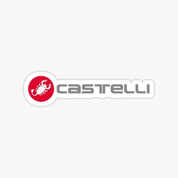 "CASTELLI Cycling logo cycling team uci world tour 2023" Sticker for ...