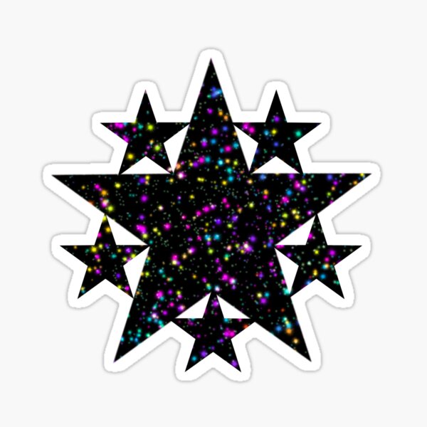 "Galaxy Stars" Sticker for Sale by NamedandFamed | Redbubble