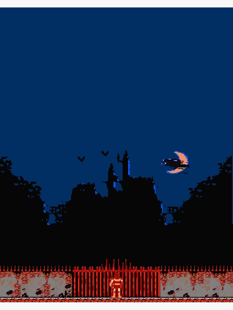 "castlevania intro nes" Canvas Print for Sale by harkness1991 | Redbubble