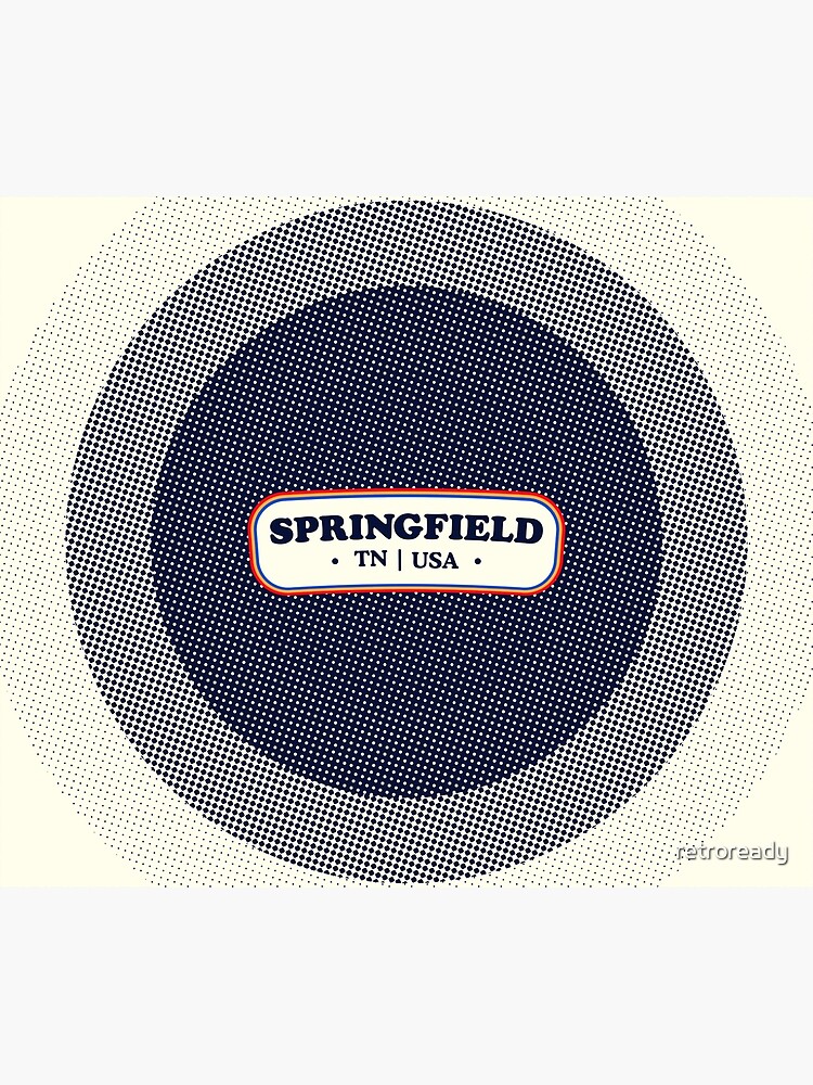 "Springfield | Retro Badge" Poster for Sale by retroready | Redbubble