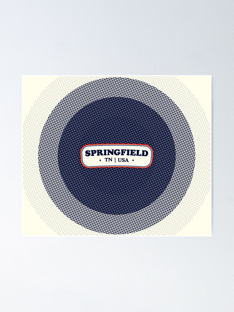 "Springfield | Retro Badge" Poster for Sale by retroready | Redbubble