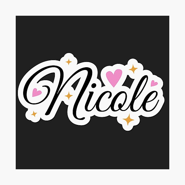 Nicole Name Printable