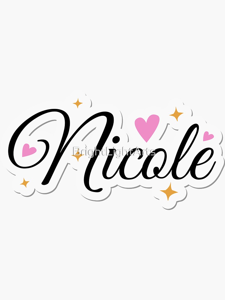Nicole Name Logo