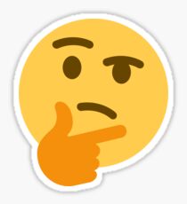 Penser Emoji: Stickers | Redbubble