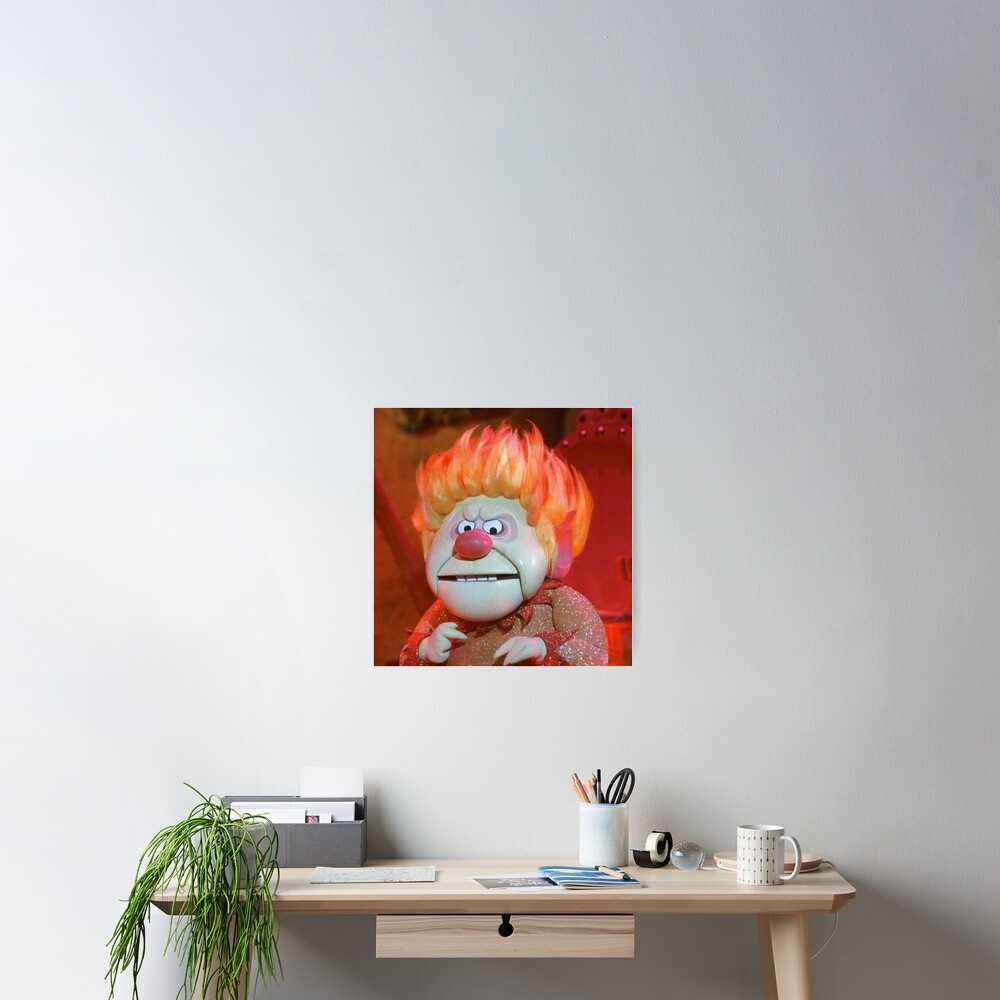 "Heat Miser" Poster for Sale by Slinky-Reebs | Redbubble