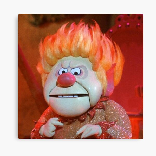 "Heat Miser" Canvas Print for Sale by Slinky-Reebs | Redbubble