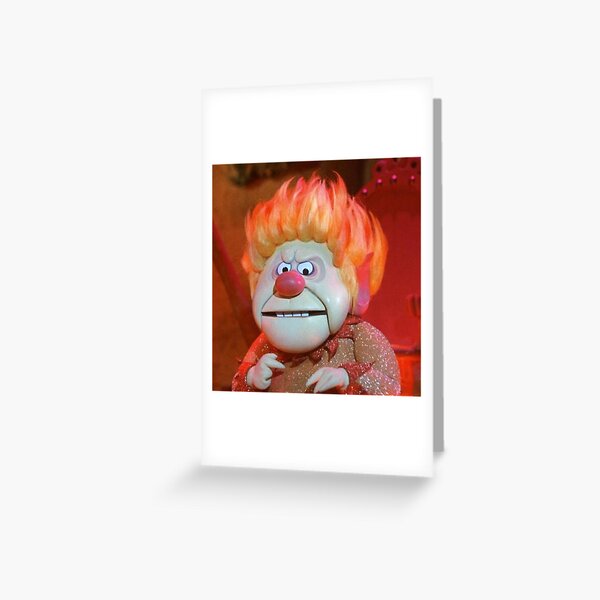 "Heat Miser" Greeting Card for Sale by Slinky-Reebs | Redbubble