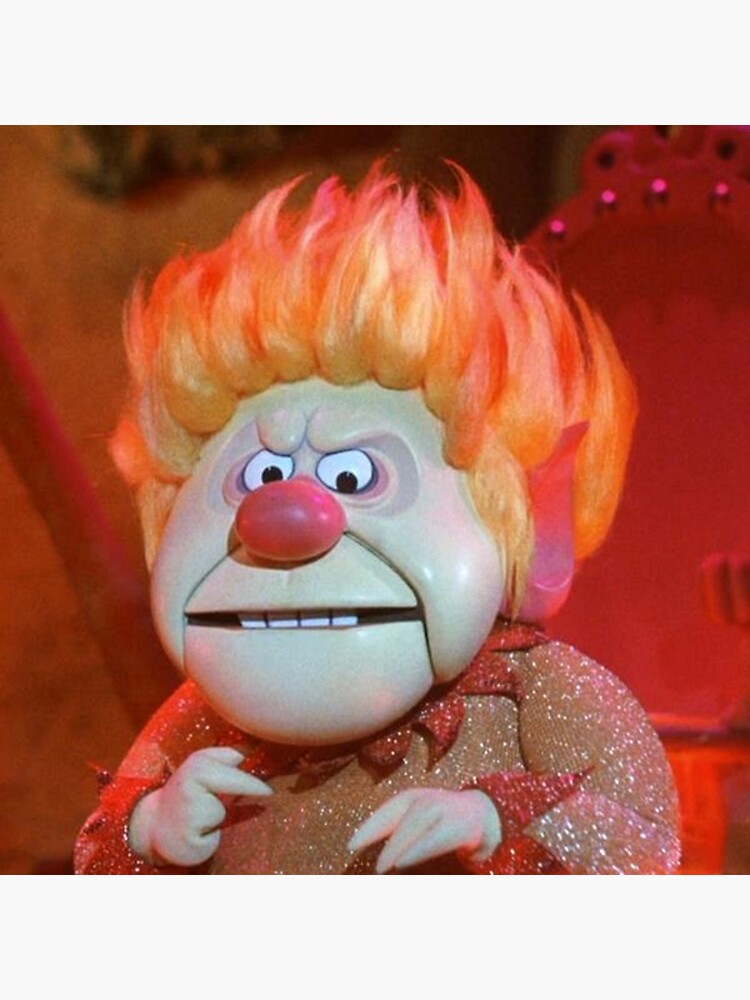 "Heat Miser" Sticker for Sale by Slinky-Reebs | Redbubble